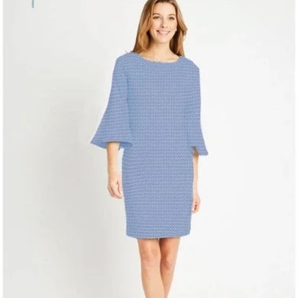 Tyler Boe | Dresses | Nwt Tyler Boe Jenny Bell Sleeve Royal Blue White ...